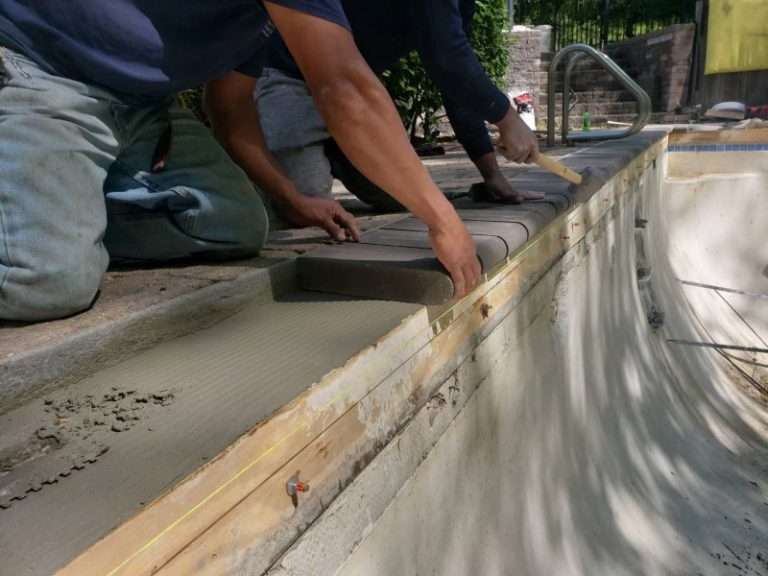 Pool coping - Dolphin Pool Services